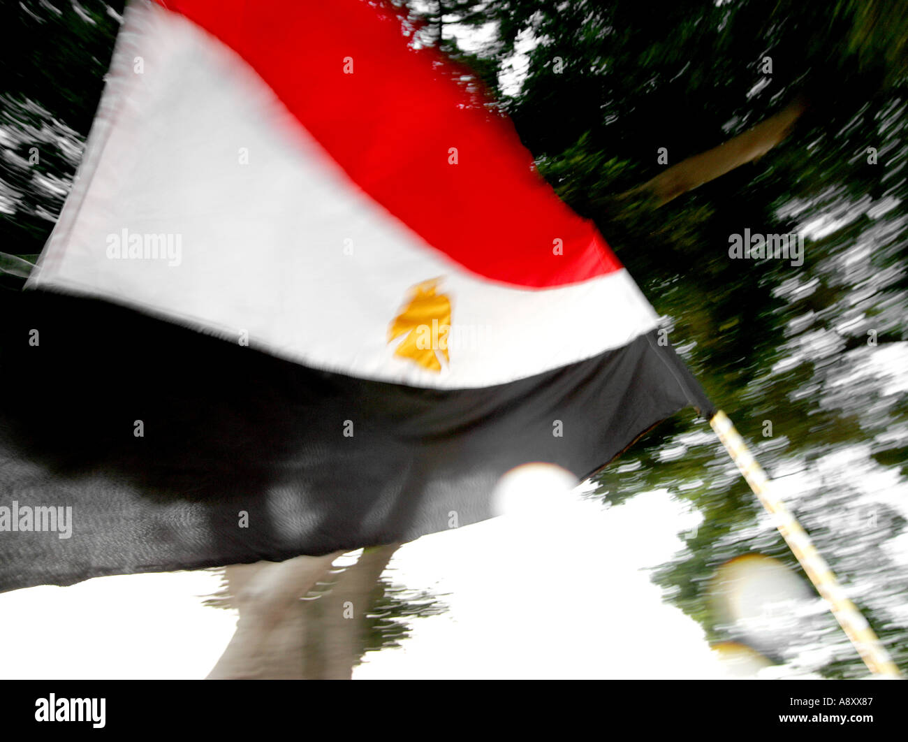 The Egyptian flag Stock Photo - Alamy