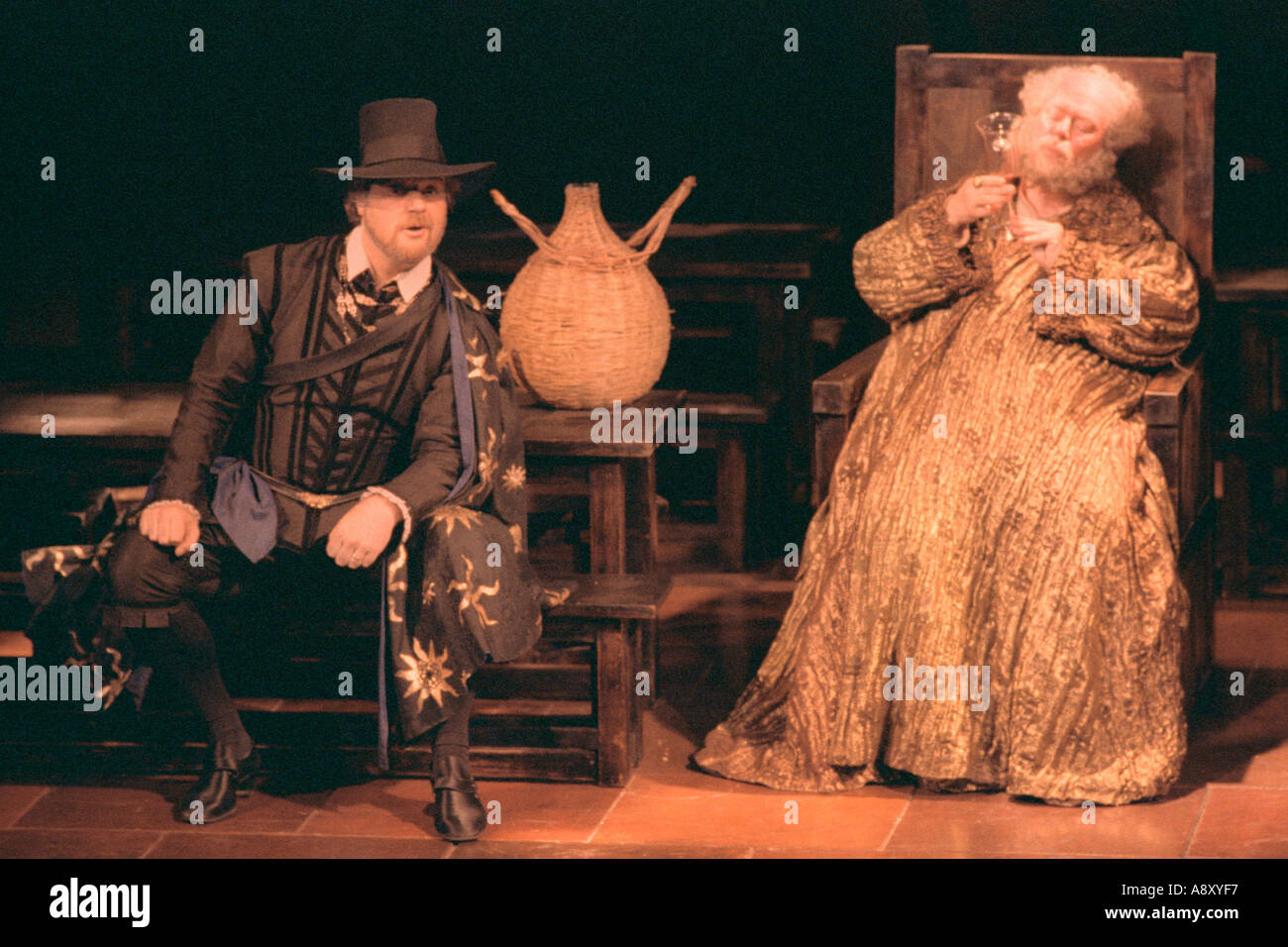 Welsh bass baritone Bryn Terfel left plays FORD in a Welsh National ...