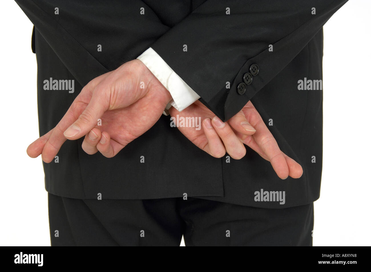 Fingers Crossed Behind Back Lying Fingers Crossed Behind Back Lying