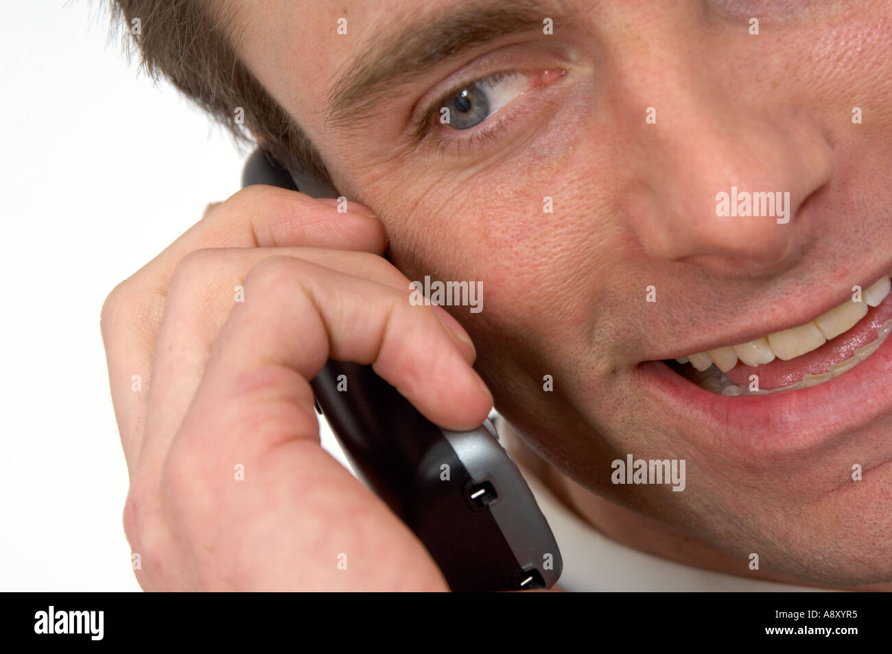 Talking on fone hi-res stock photography and images - Alamy