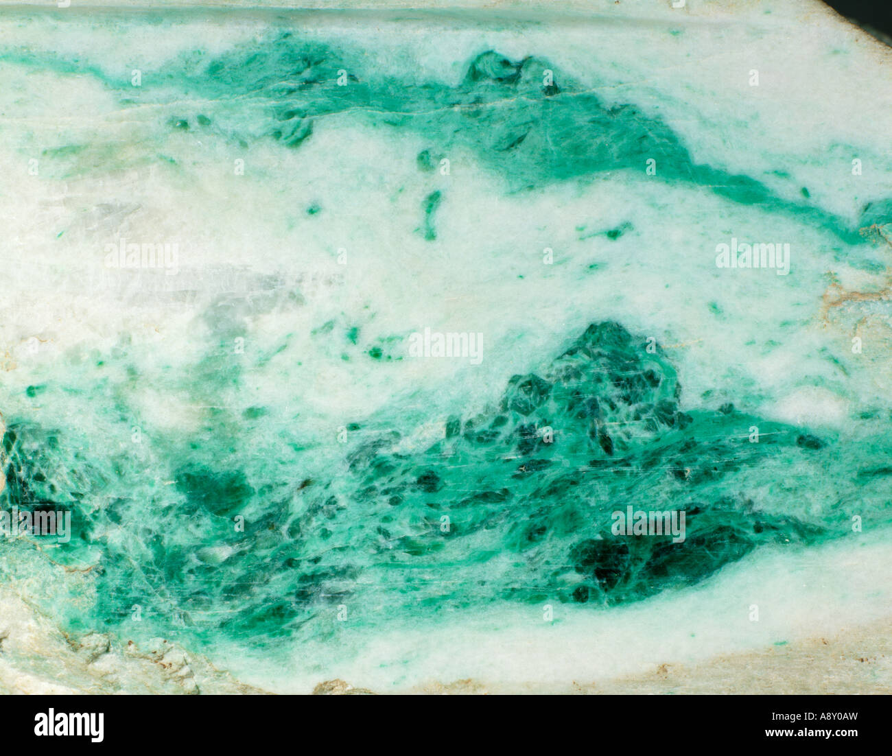 Polished slab of jade Stock Photo - Alamy