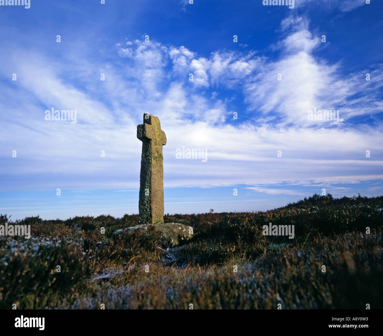 Old Ralph Cross, Westerdale Moor, North York Moors National Park, North ...
