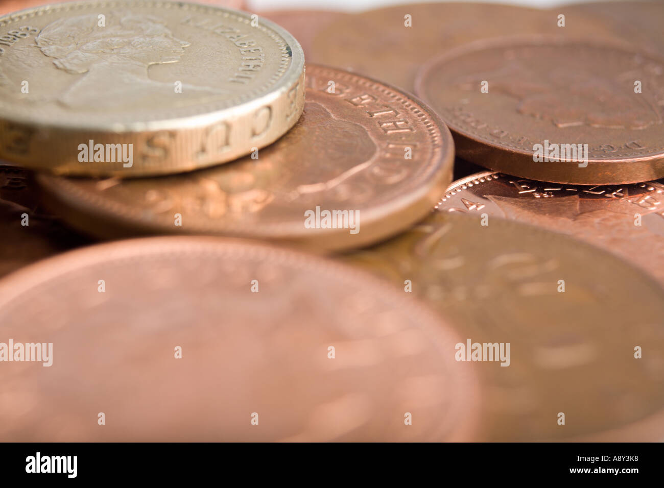 Uk copper currency hi-res stock photography and images - Alamy