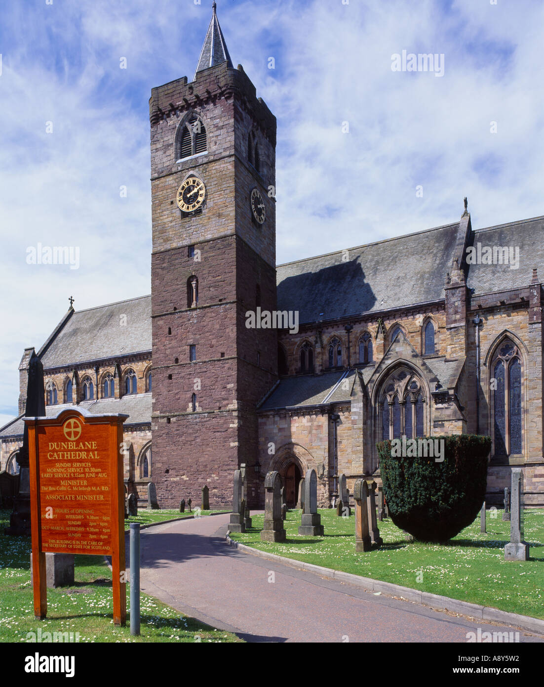 Dunblane Cathedral, Dunblane, Stirling, Scotland, UK Stock Photo - Alamy