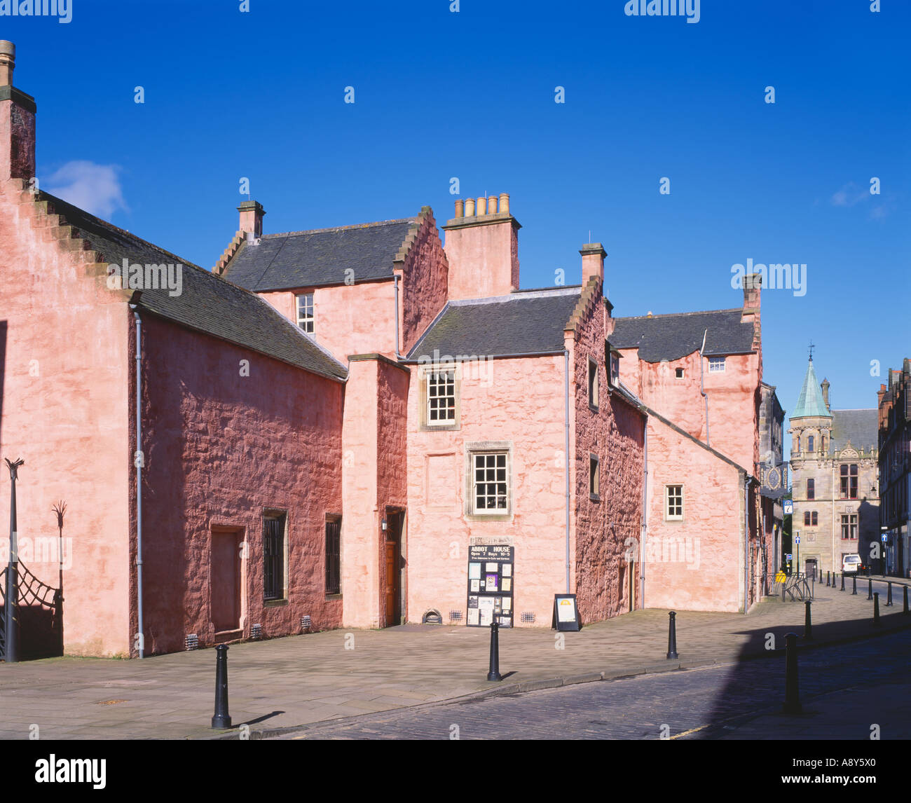 The Abbot House in the Maygate, Dunfermline, Fife, Scotland, UK Stock ...