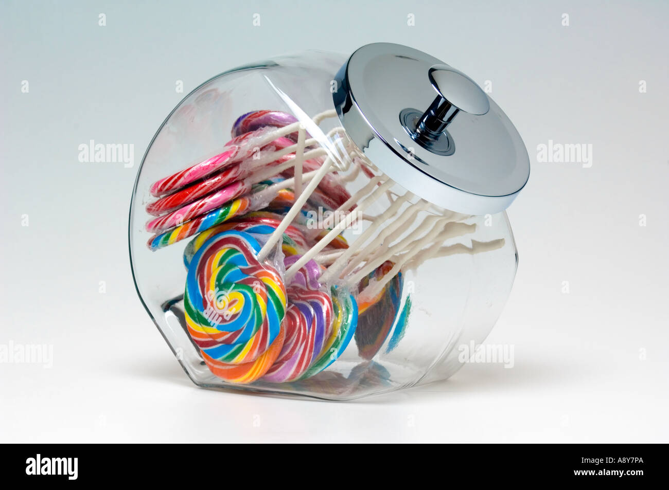 Lollipops in glass jar hi-res stock photography and images - Alamy