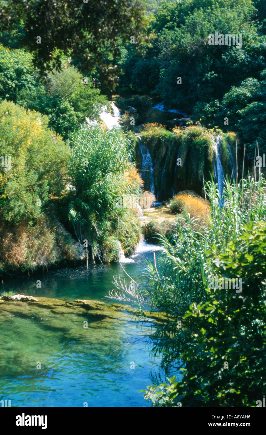 Krka Waterfalls Croatia Stock Photo - Alamy