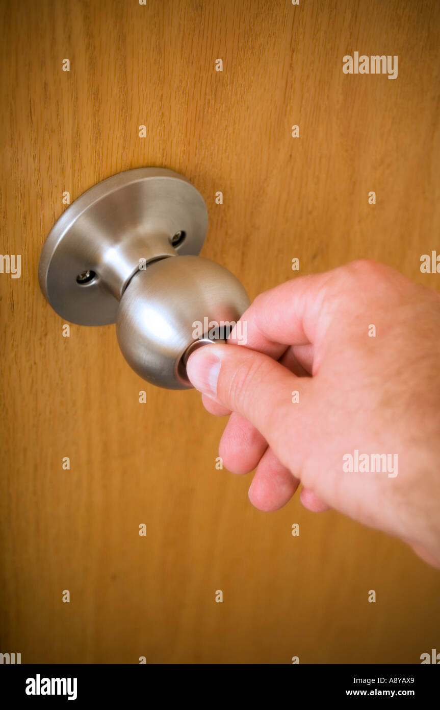 Man shutting door hi-res stock photography and images - Alamy