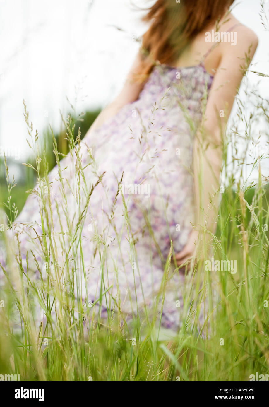 Dress Blowing In Wind High Resolution Stock Photography and Images - Alamy