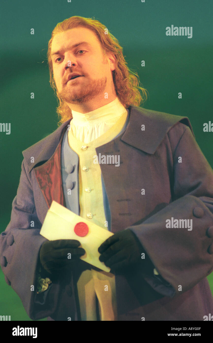 Welsh bass baritone Bryn Terfel plays NICK SHADOW in a Welsh National ...