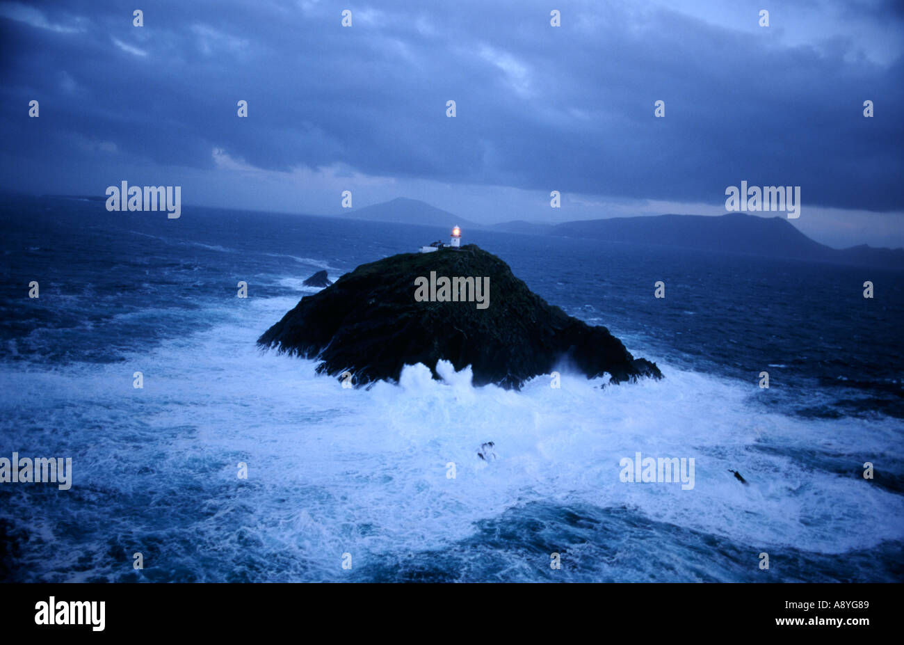Black rock lighthouse mayo hi-res stock photography and images - Alamy