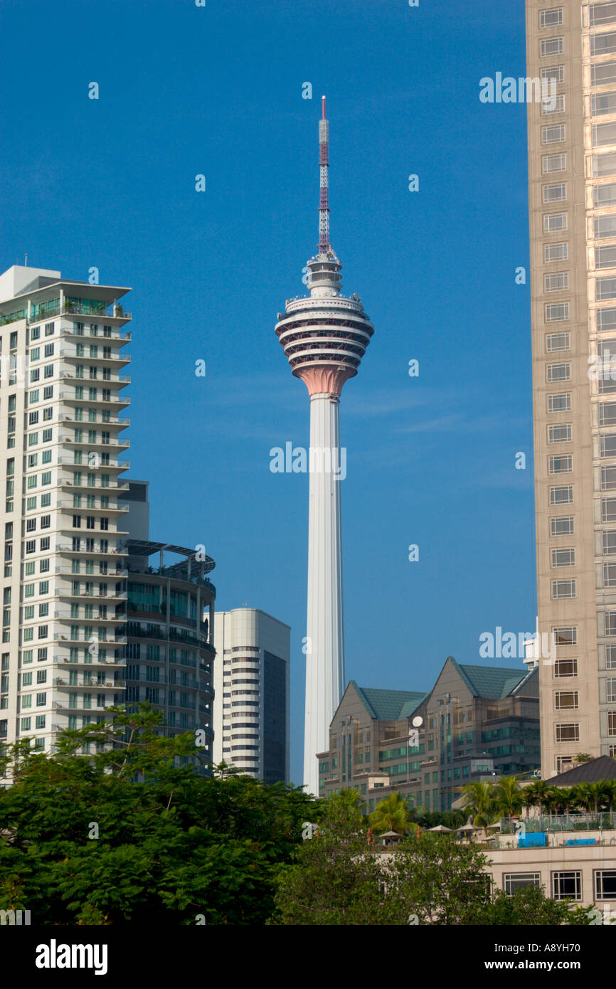 Menara KL Tower Kuala Lumpur Malaysia used for telecommunications Stock ...