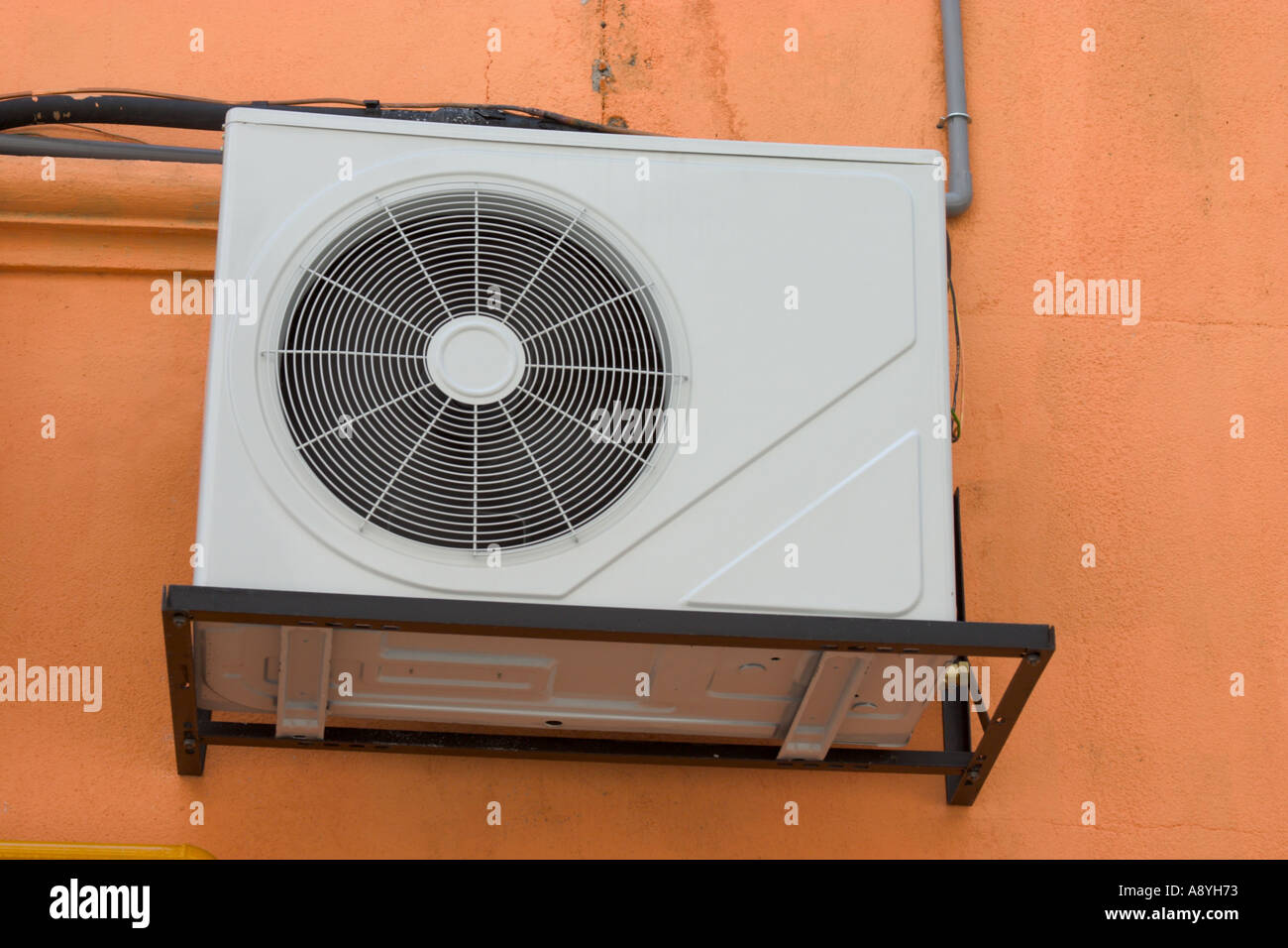 outdoor unit of split air conditioner for cooling Stock Photo - Alamy