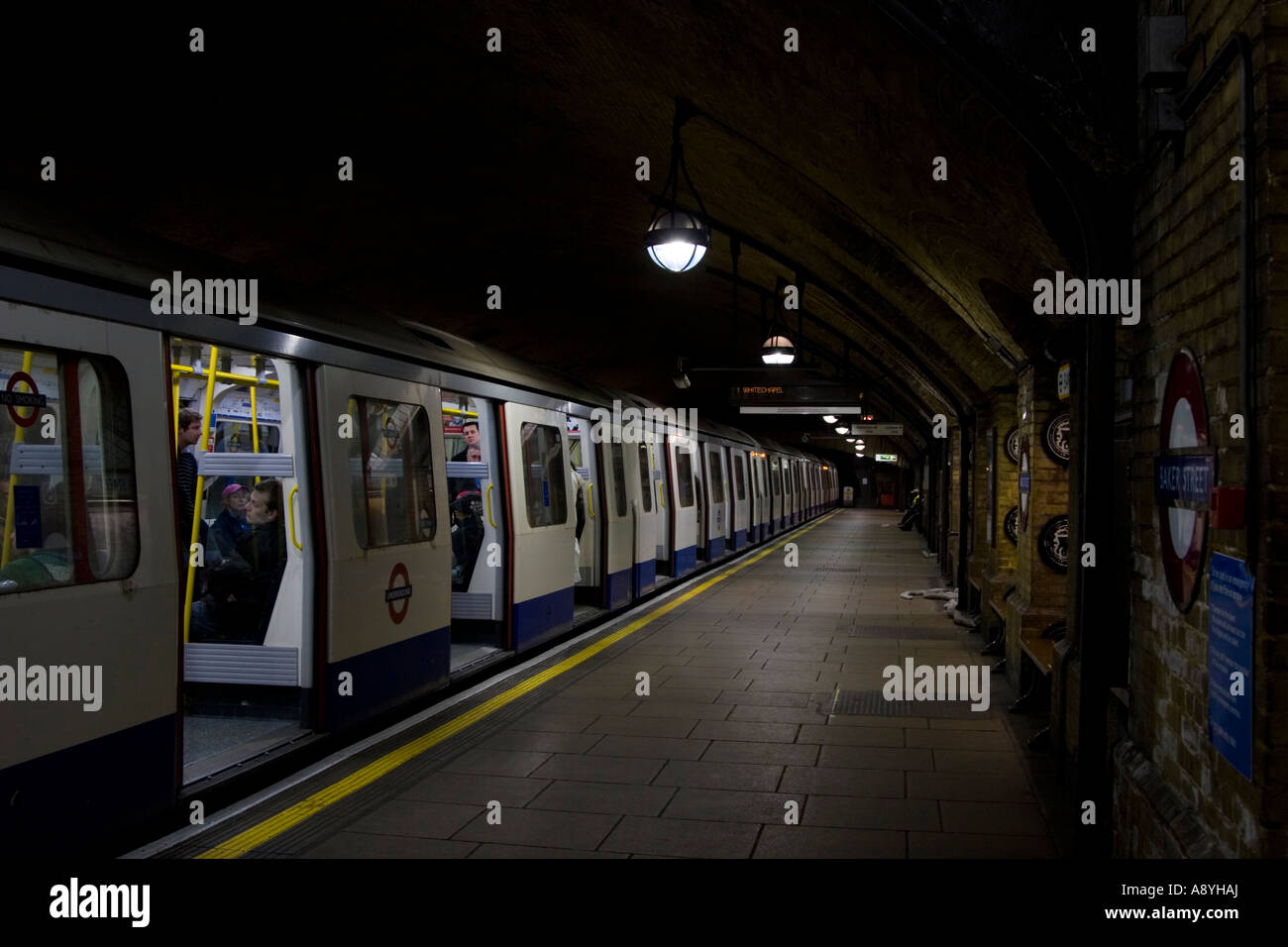 Baker Street Underground Station - London Stock Photo - Alamy