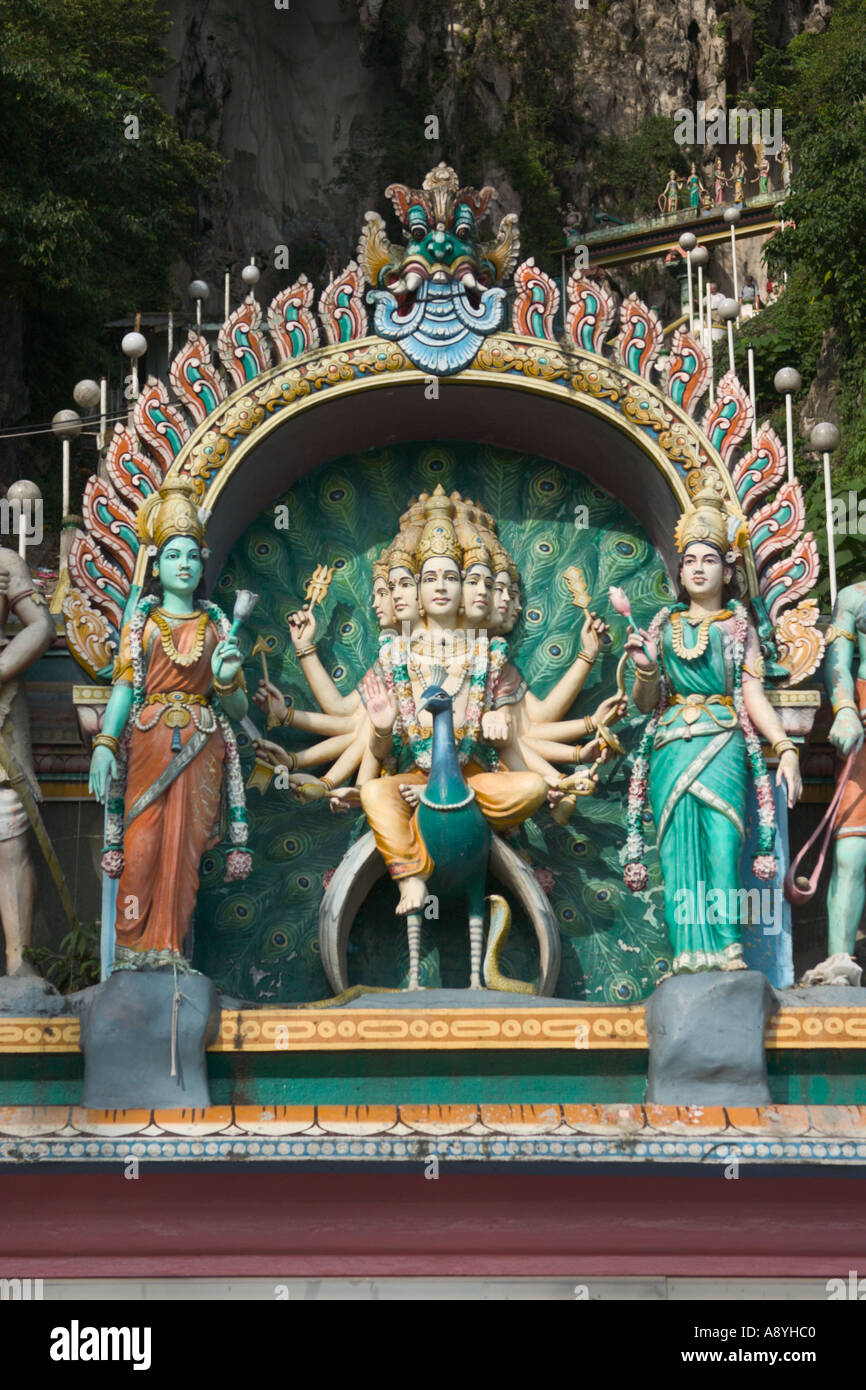 Indian goddess sitting statue hi-res stock photography and images - Alamy