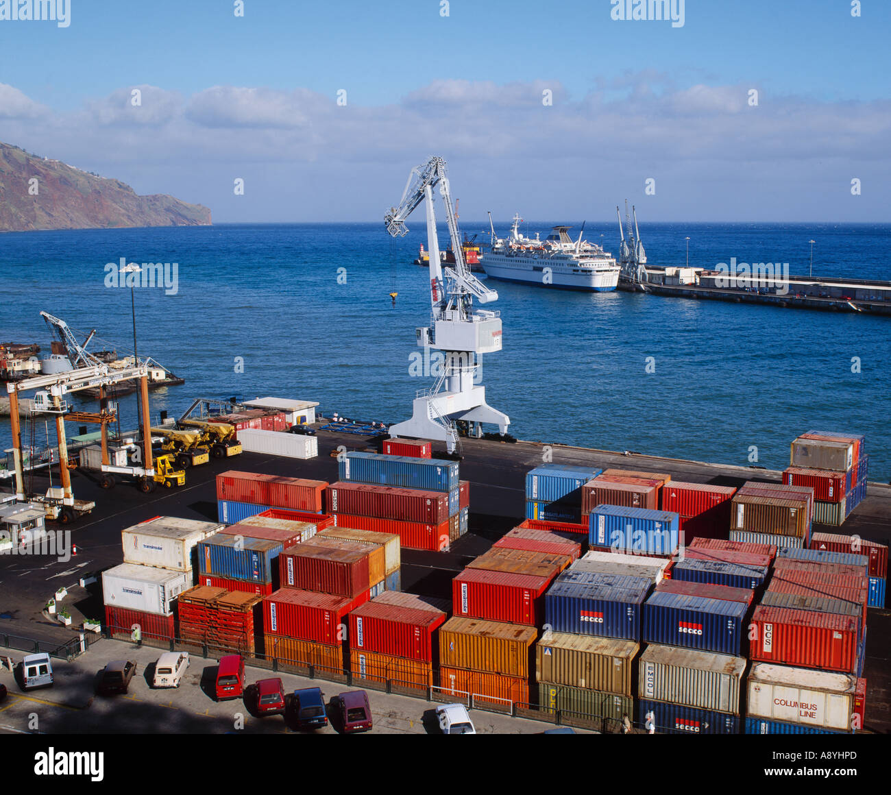 Funchal port terminal hi-res stock photography and images - Alamy