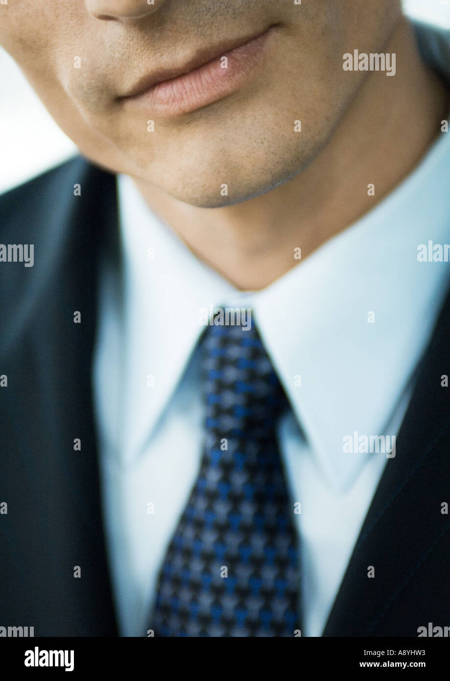 Close up lower face part smiling hi-res stock photography and images ...