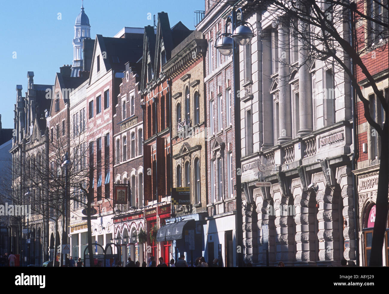 Wind street swansea wales uk hi-res stock photography and images - Alamy