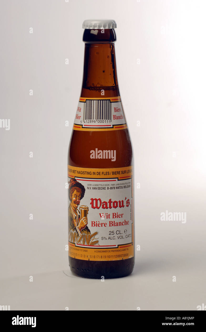 Bottle of Watou s wheatbeer Belgium Stock Photo - Alamy
