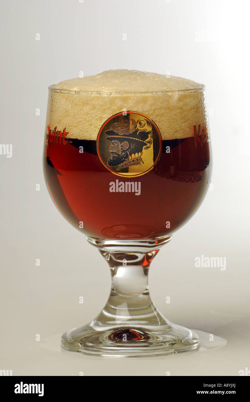 Glass of Charles Quint Keizer Karel beer Haacht Belgium Stock Photo - Alamy