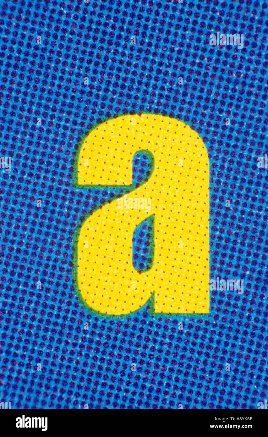 lowercase letter a Stock Photo - Alamy