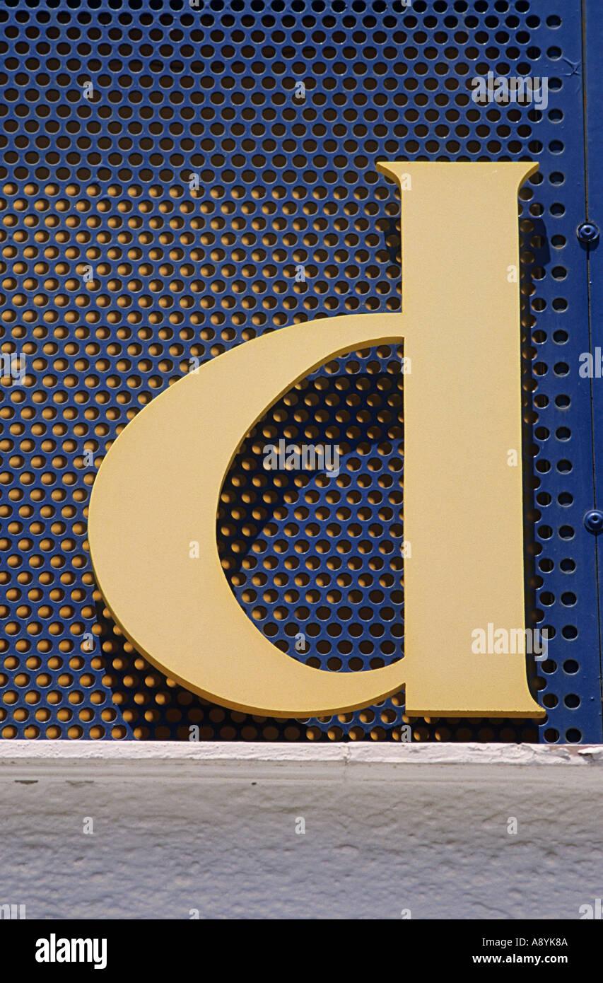 lowercase letter d Stock Photo - Alamy