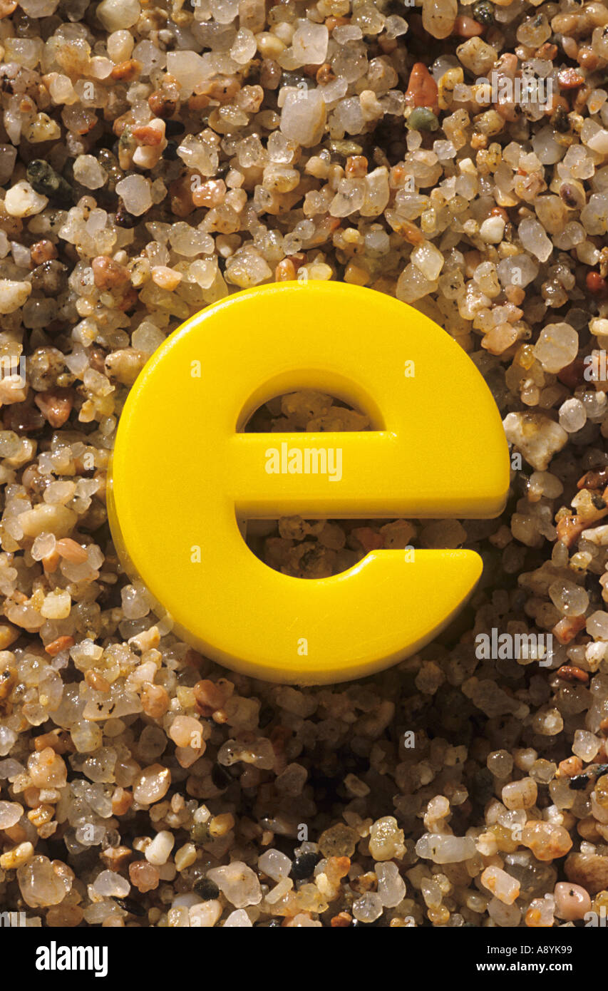 lowercase letter e Stock Photo - Alamy