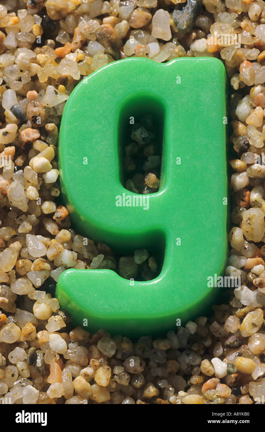 lowercase letter g Stock Photo - Alamy