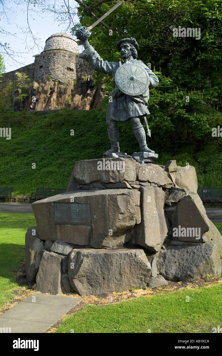 dh Rob Roy MacGregor statue STIRLING STIRLINGSHIRE Scottish outlaw Folk ...