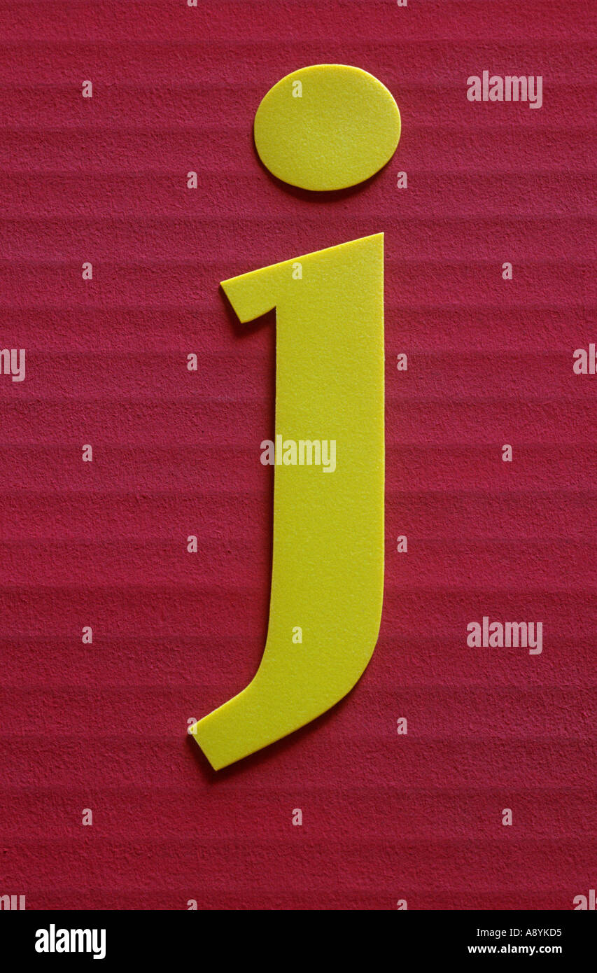 lowercase letter j Stock Photo - Alamy