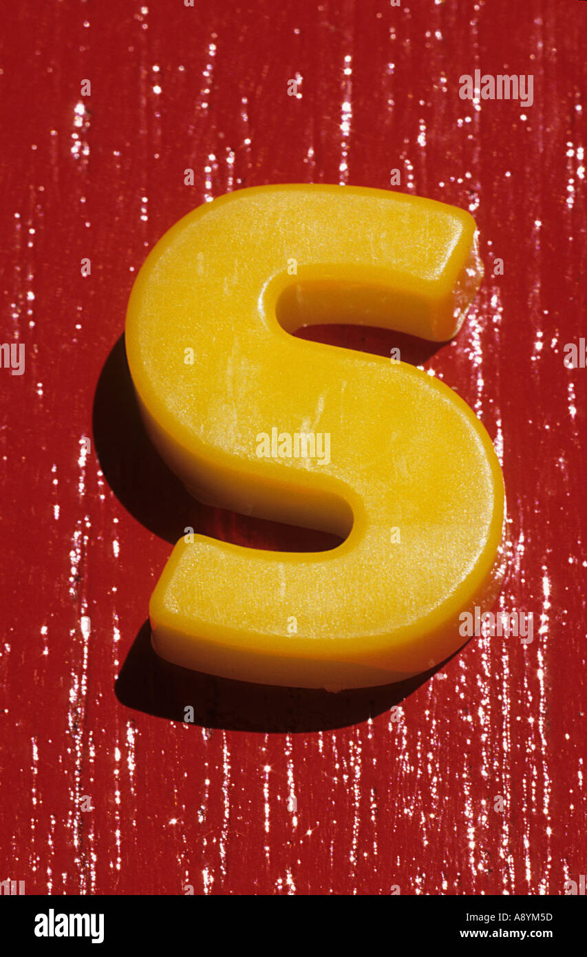 lowercase letter s Stock Photo - Alamy