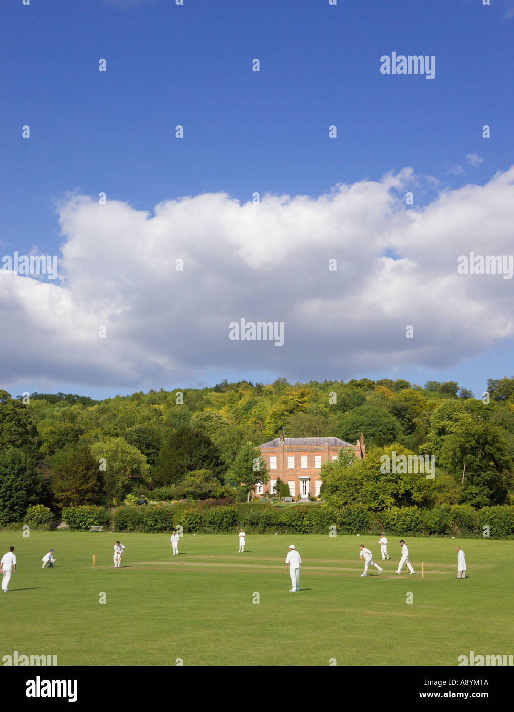 Cricket Match Nettlebed Oxfordshire England Stock Photo - Alamy