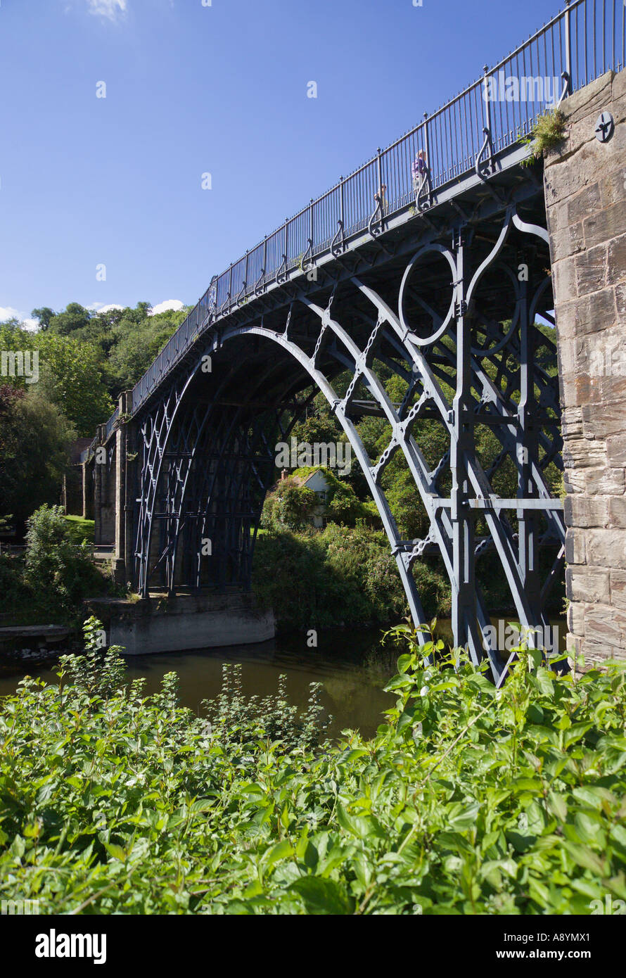Bridge Ironbridge Shropshire England Stock Photo - Alamy