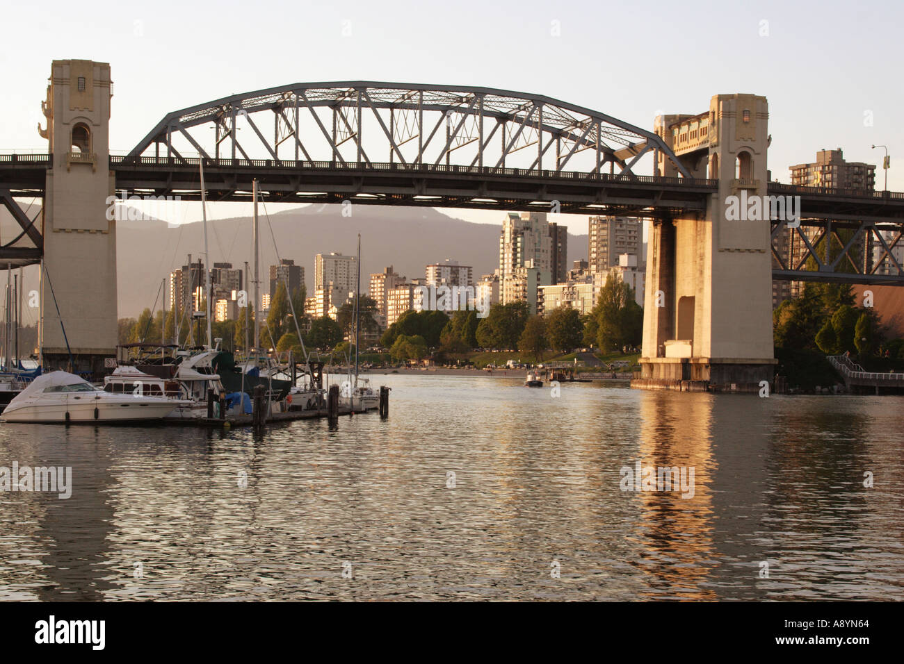 Burrard Bridge Vancouver Canada Stock Photo - Alamy