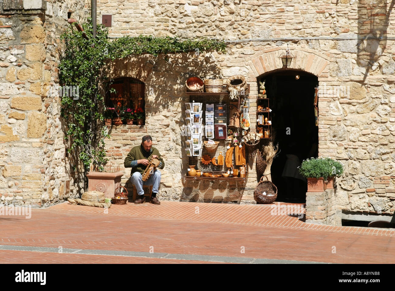 Storefront in Siena Italy Stock Photo - Alamy