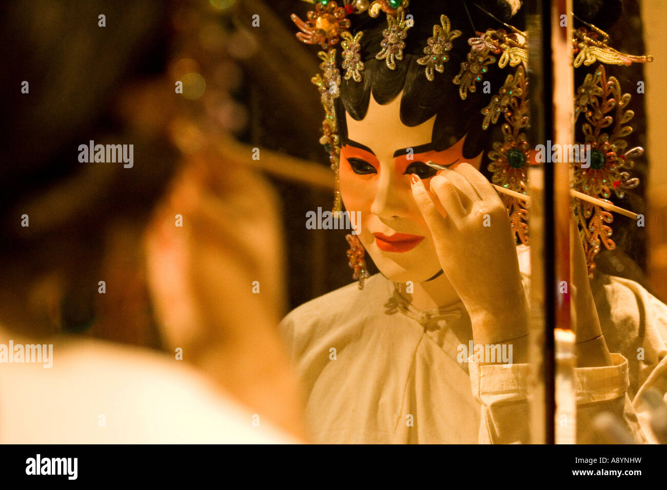 Chinese Opera Exhibit Hong Kong Museum of History Stock Photo - Alamy