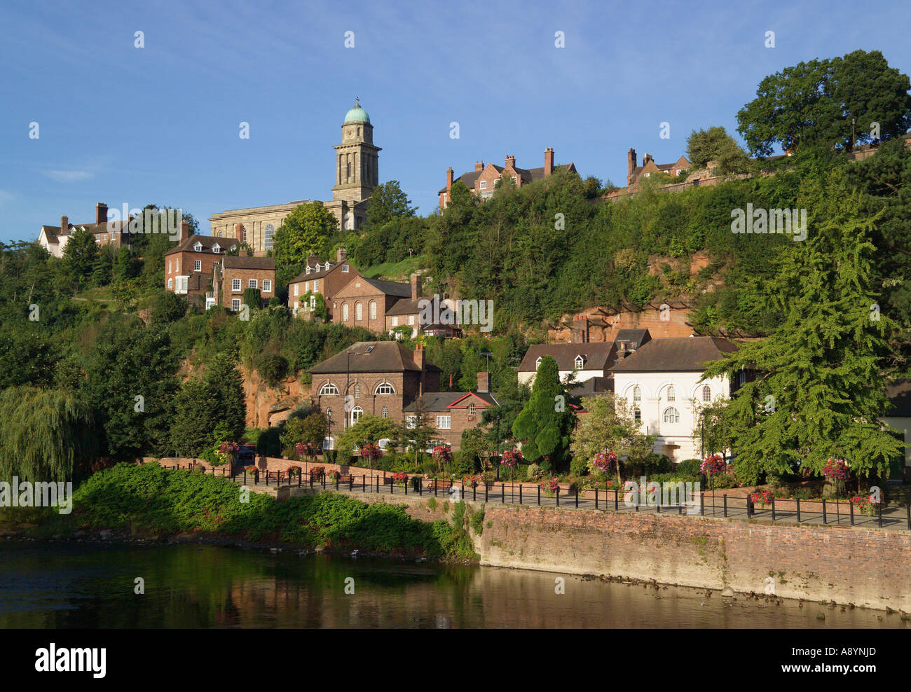 Bridgenorth town with river hi-res stock photography and images - Alamy