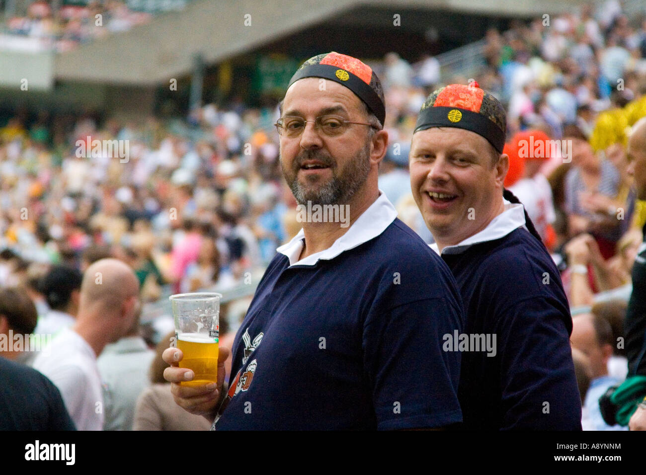Football fans beer stands hi-res stock photography and images - Alamy