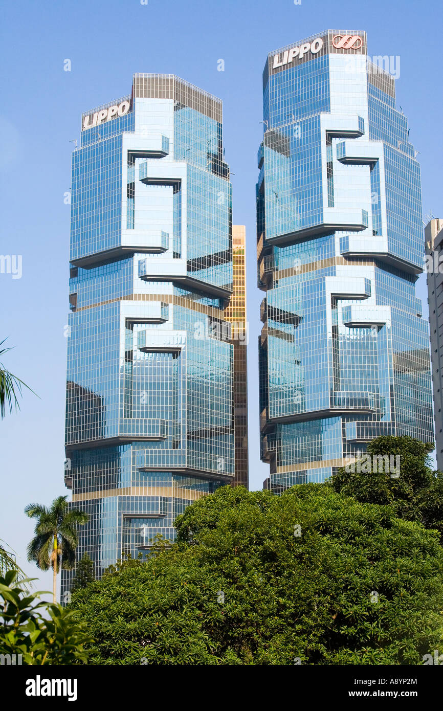Lippo Centre Hong Kong Stock Photo - Alamy