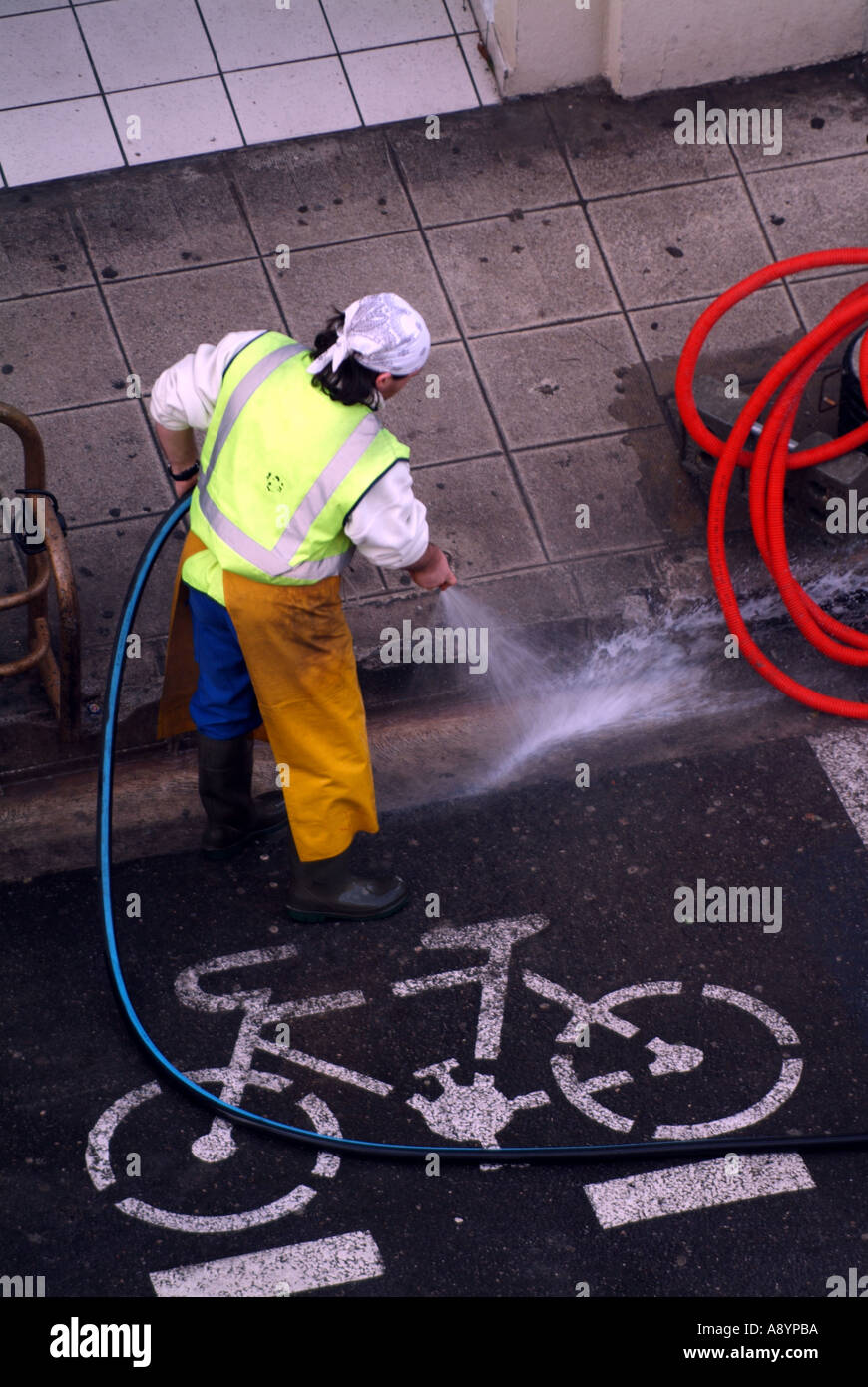 Early street wash hi-res stock photography and images - Alamy