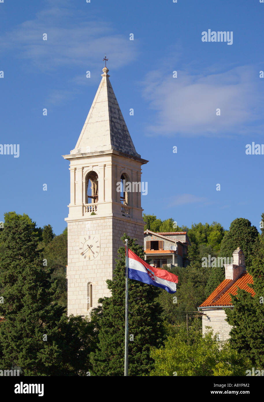 Church Prvik Luka Island of Prvic Croatia Stock Photo - Alamy