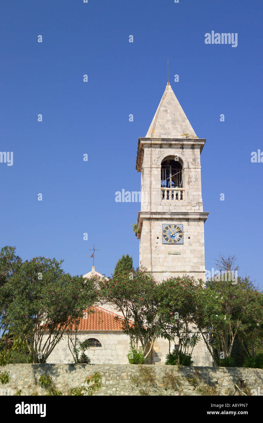 Church Village of Kukljica island of Ugljan Croatia Stock Photo - Alamy
