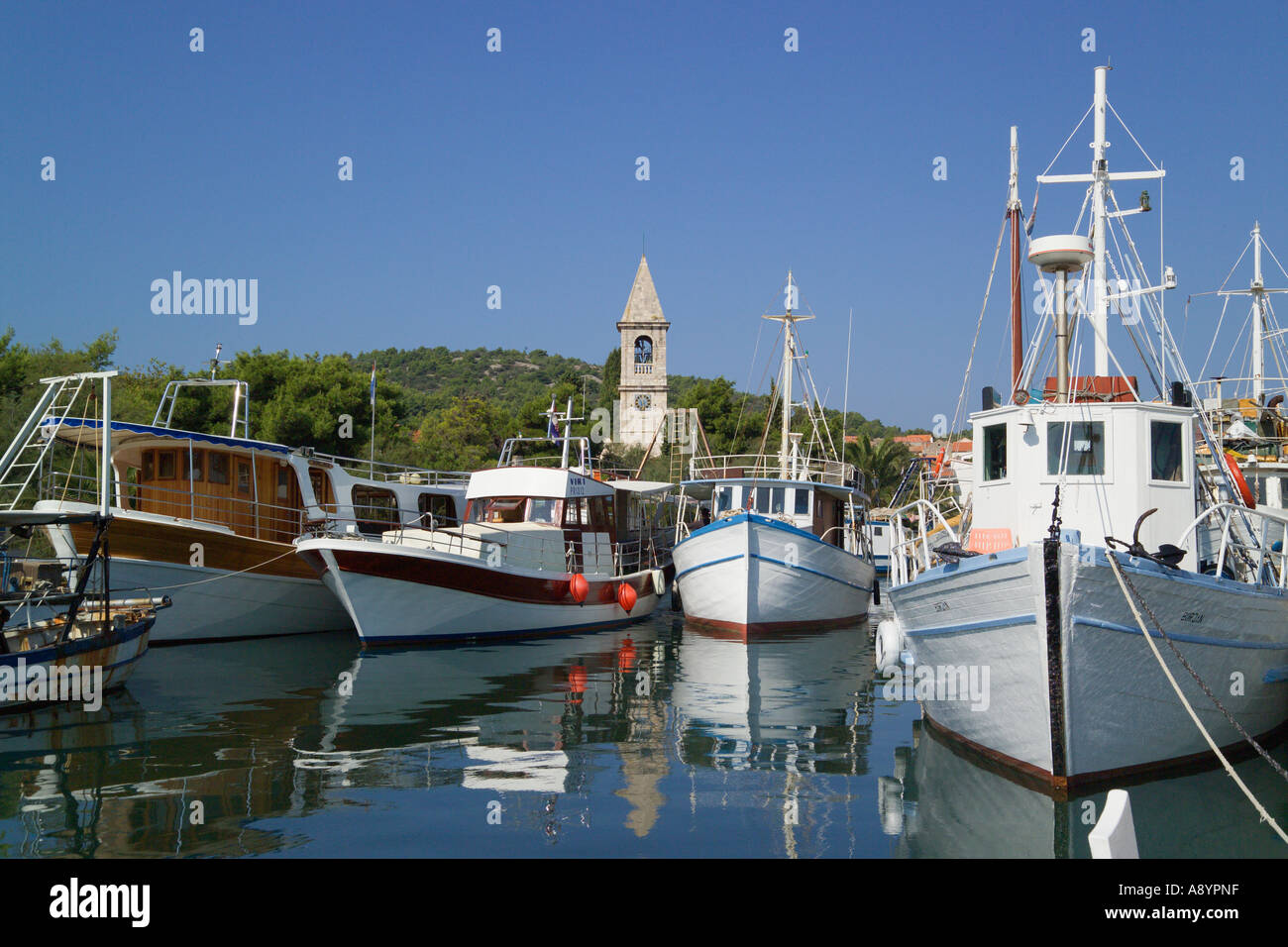 Village of Kukljica island of Ugljan Croatia Stock Photo - Alamy