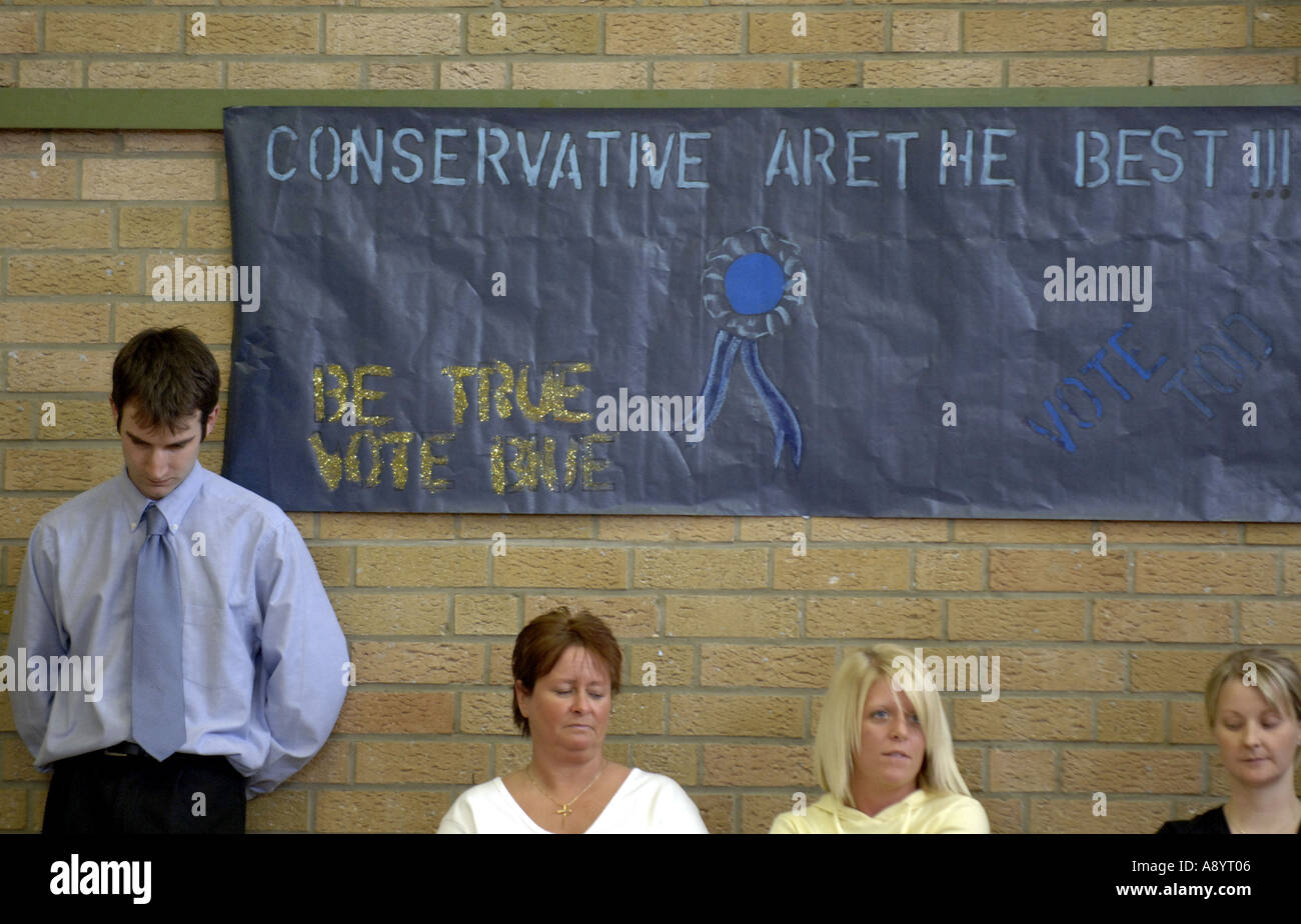 conservative political poster people Stock Photo - Alamy