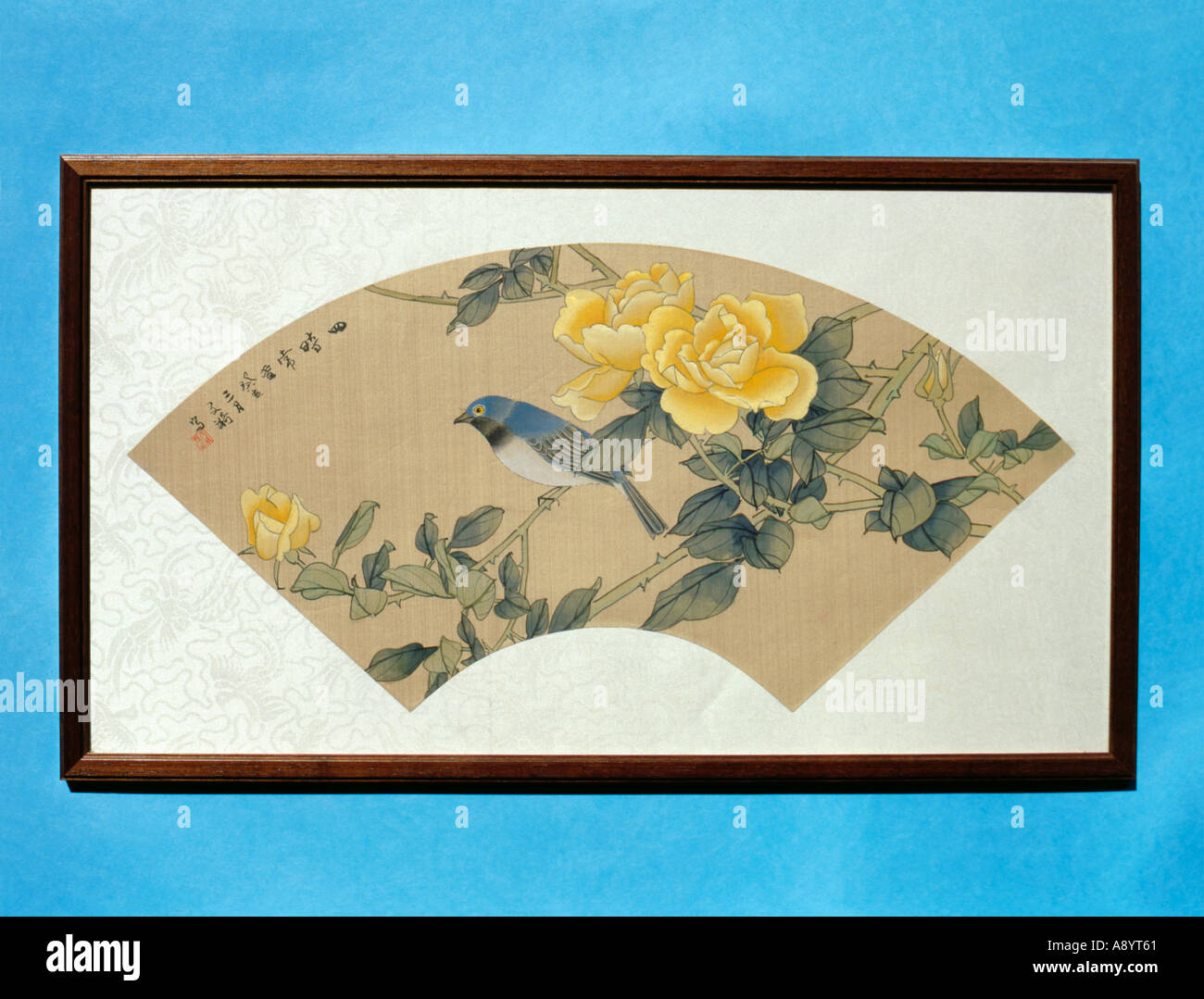 Chinese [fan painting] Stock Photo - Alamy