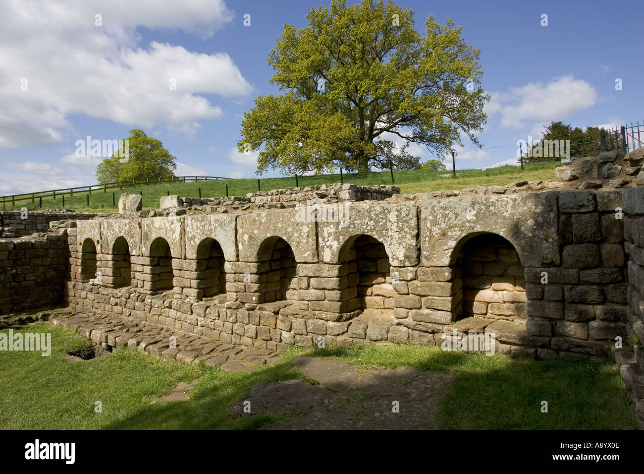 Roman fort baths hi-res stock photography and images - Alamy