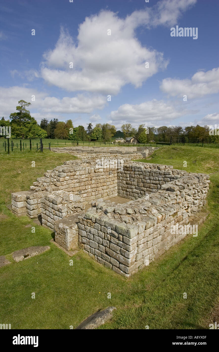 Chesters Roman Fort Northumberland UK Stock Photo - Alamy