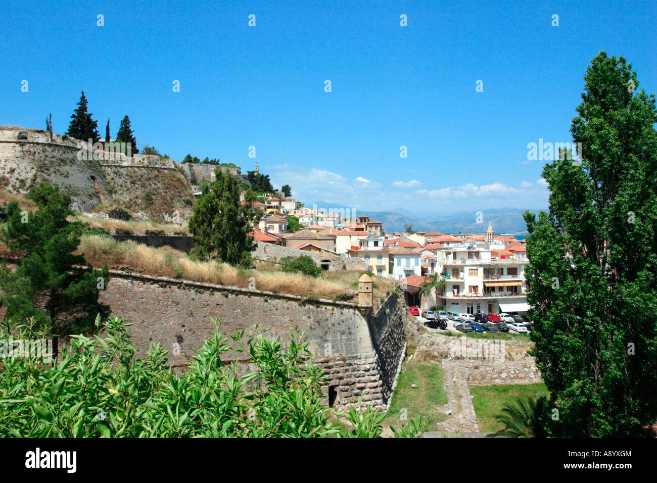 Nafplio view from acronafplia hi-res stock photography and images - Alamy