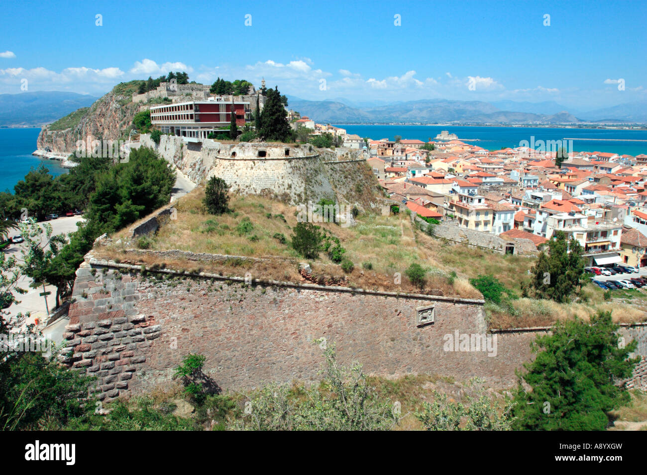 Nafplio view from acronafplia hi-res stock photography and images - Alamy