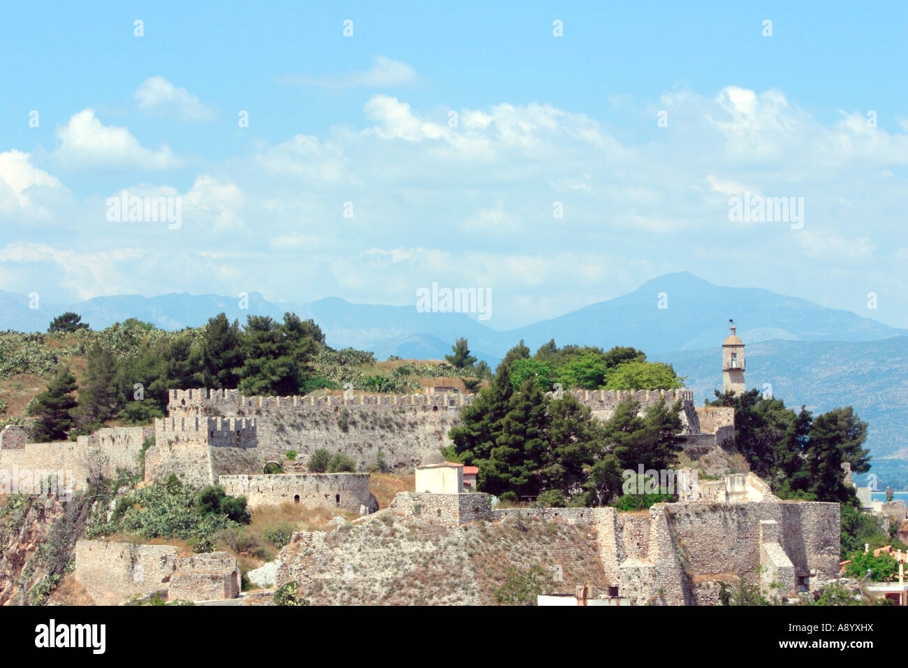 Nafplio view from acronafplia hi-res stock photography and images - Alamy